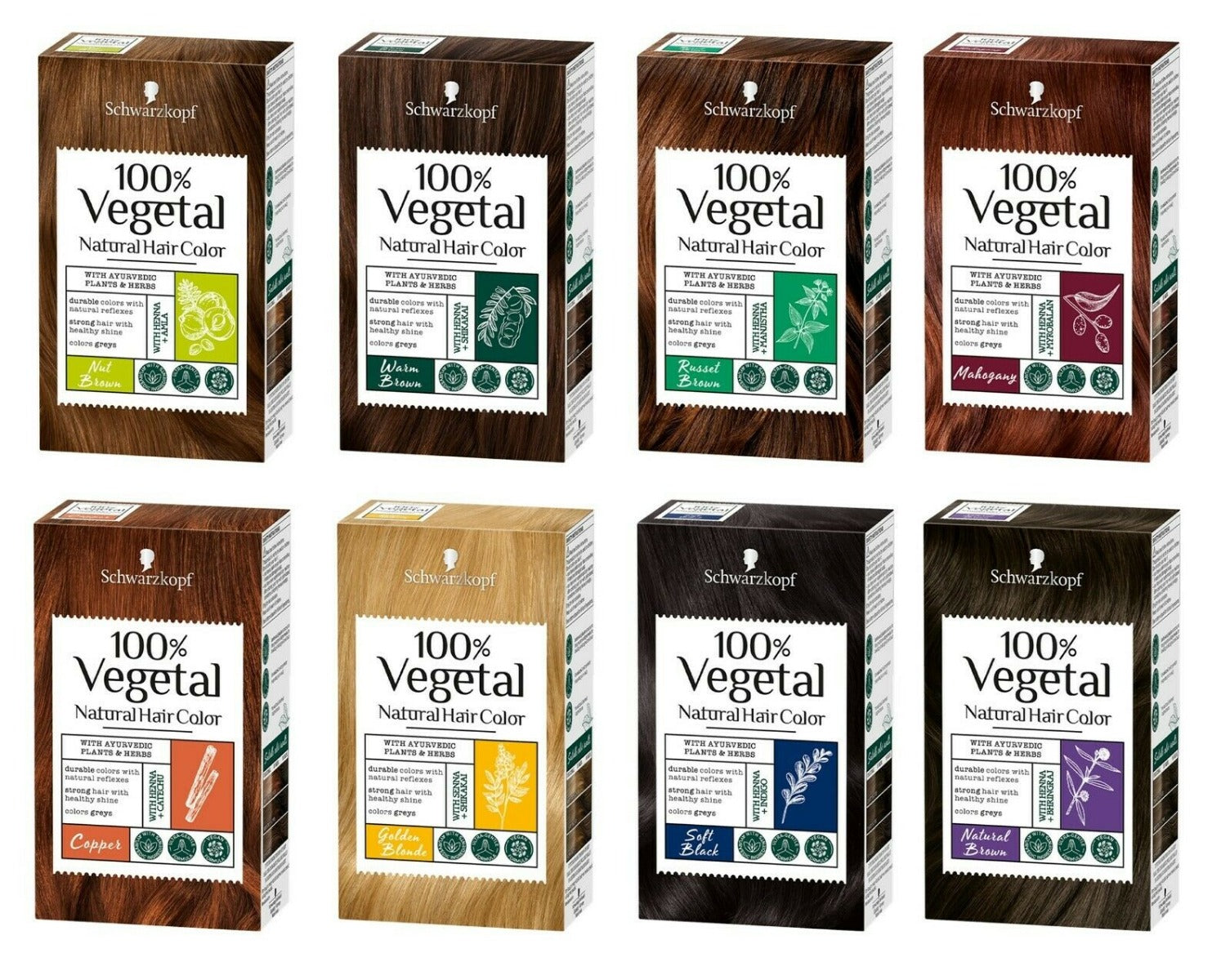 Schwarzkopf 100% Vegetal Natural Hair Coloration Dye Various Colours – CC Hair & Beauty
