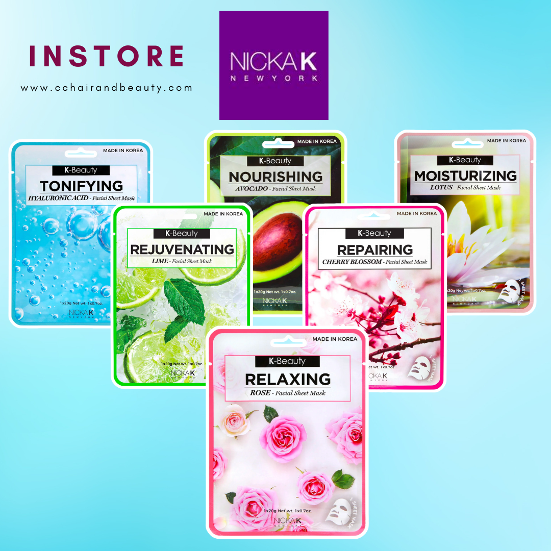 Nicka K Facial Sheet Mask: Experience Luxurious Skincare for a Radiant ...
