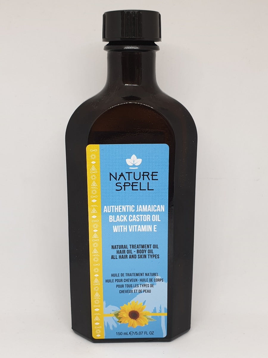 Nature Spell Authentic Jamaican Black Castor Oil With Vitamin E 150ml ...