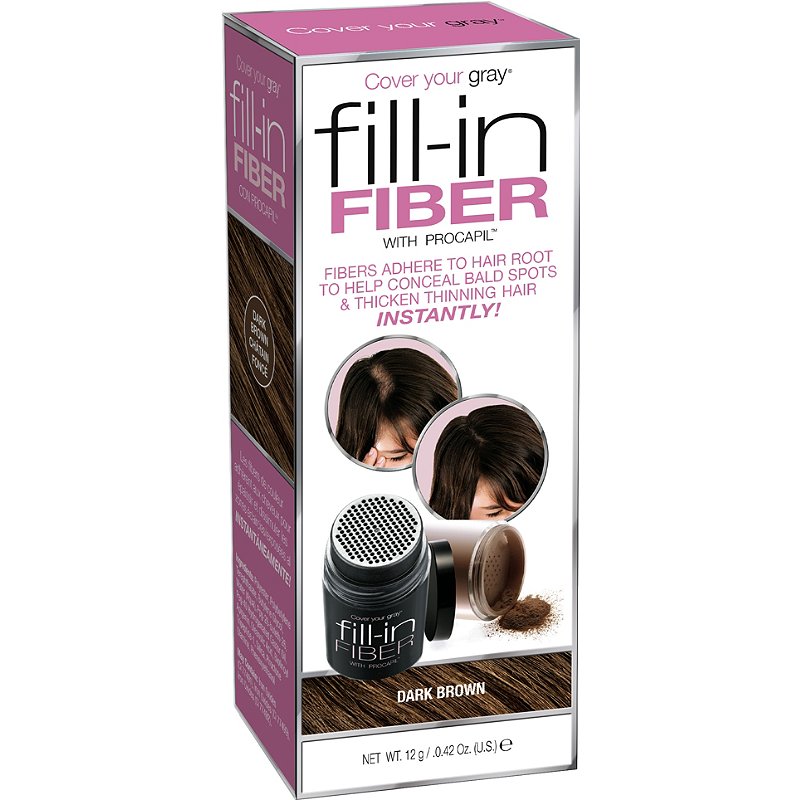 Cover Your Gray Pro Fill-in Fibers With Procapil - Dark Brown-0.42oz ...