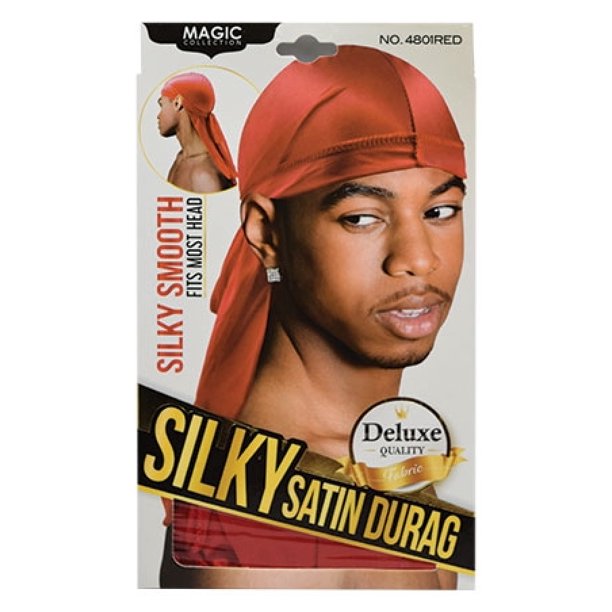 Magic Collection Silky Satin Durag - 4801Red – CC Hair & Beauty