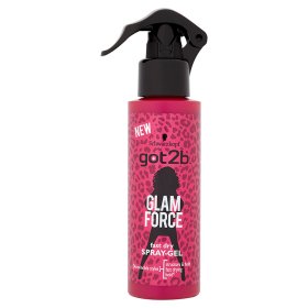 Schwarzkopf Got2b Glam Force Fast Dry Spray Gel – CC Hair & Beauty