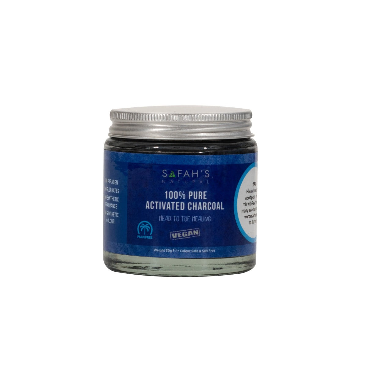 Safahs Natural Activated Charcoal 30 g | CC Hair & Beauty – CC Hair And ...