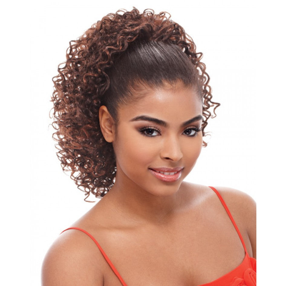 Janet Collection Synthetic Ponytail Drawstring - Grape – CC Hair & Beauty