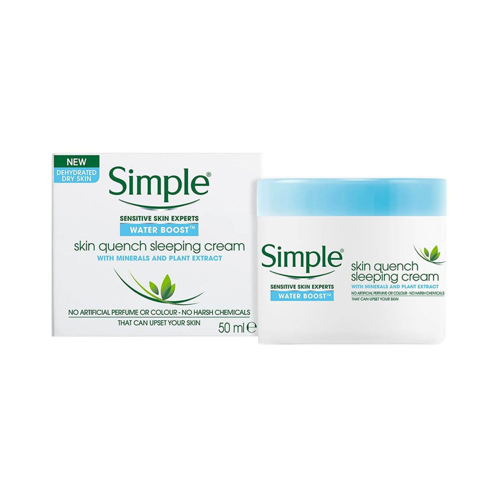 Simple - Water Boost Skin Quench Sleeping Cream 50ml – CC Hair & Beauty